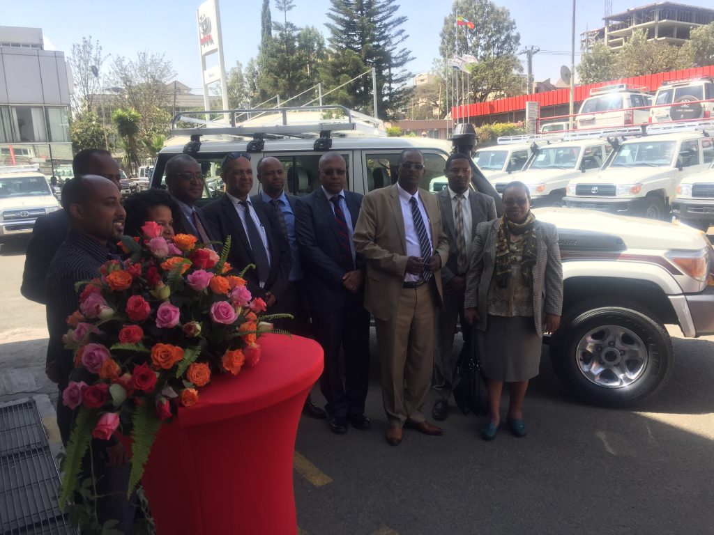 DBE Received 26 vehicles from MOENCO - MOENCO Ethiopia - Toyota ...